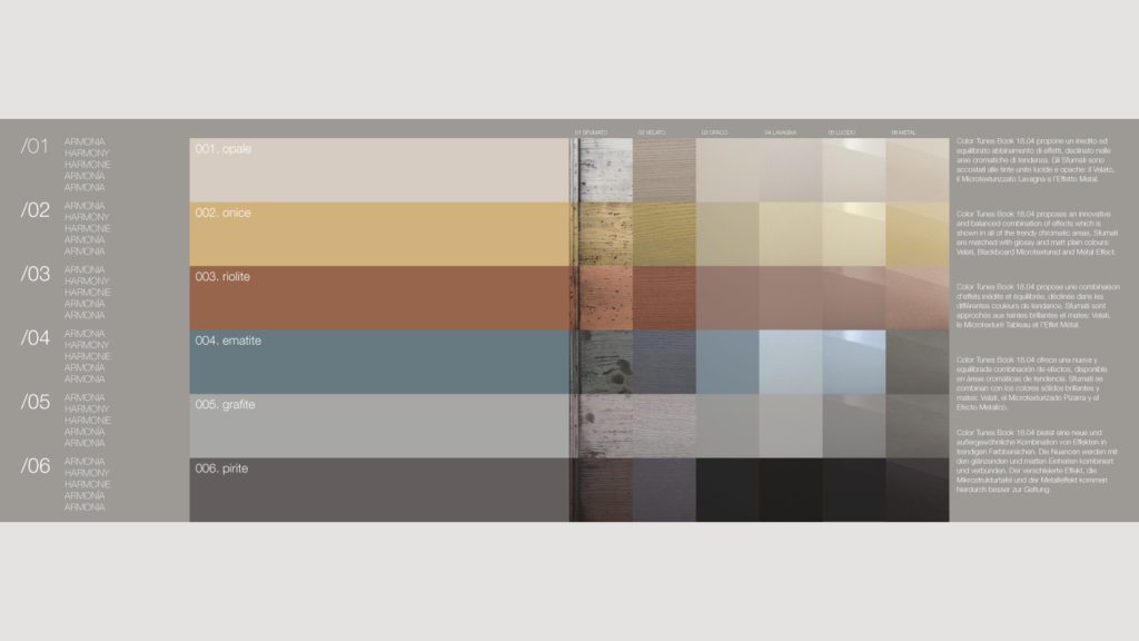 Colour Tunes Books 2018 - AzzoliniTinuper - Architetti Milano